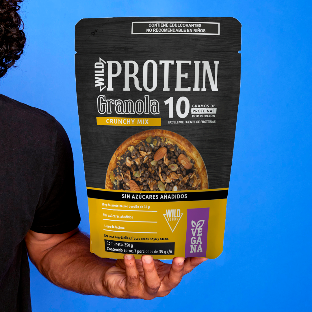 Wild Protein Granola Crunchy Semillas – Wild Foods Mexico