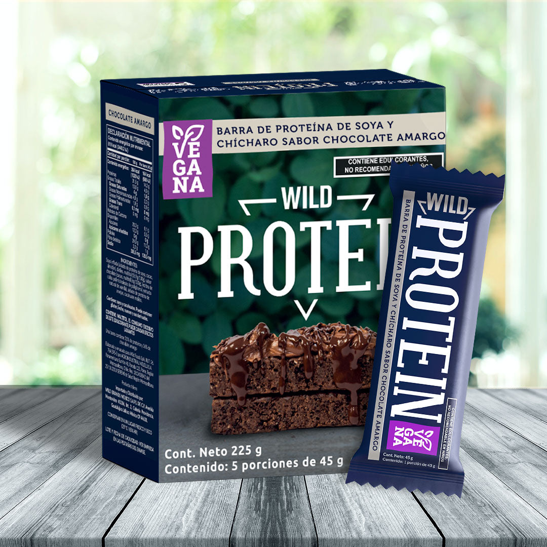 Barra de Proteína Chocolate Amargo Wild Protein | Wild Foods – Wild ...