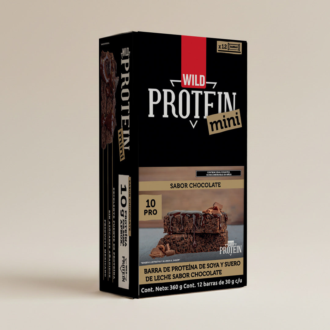 Wild Protein Mini Chocolate 12 unidades – Wild Foods Mexico