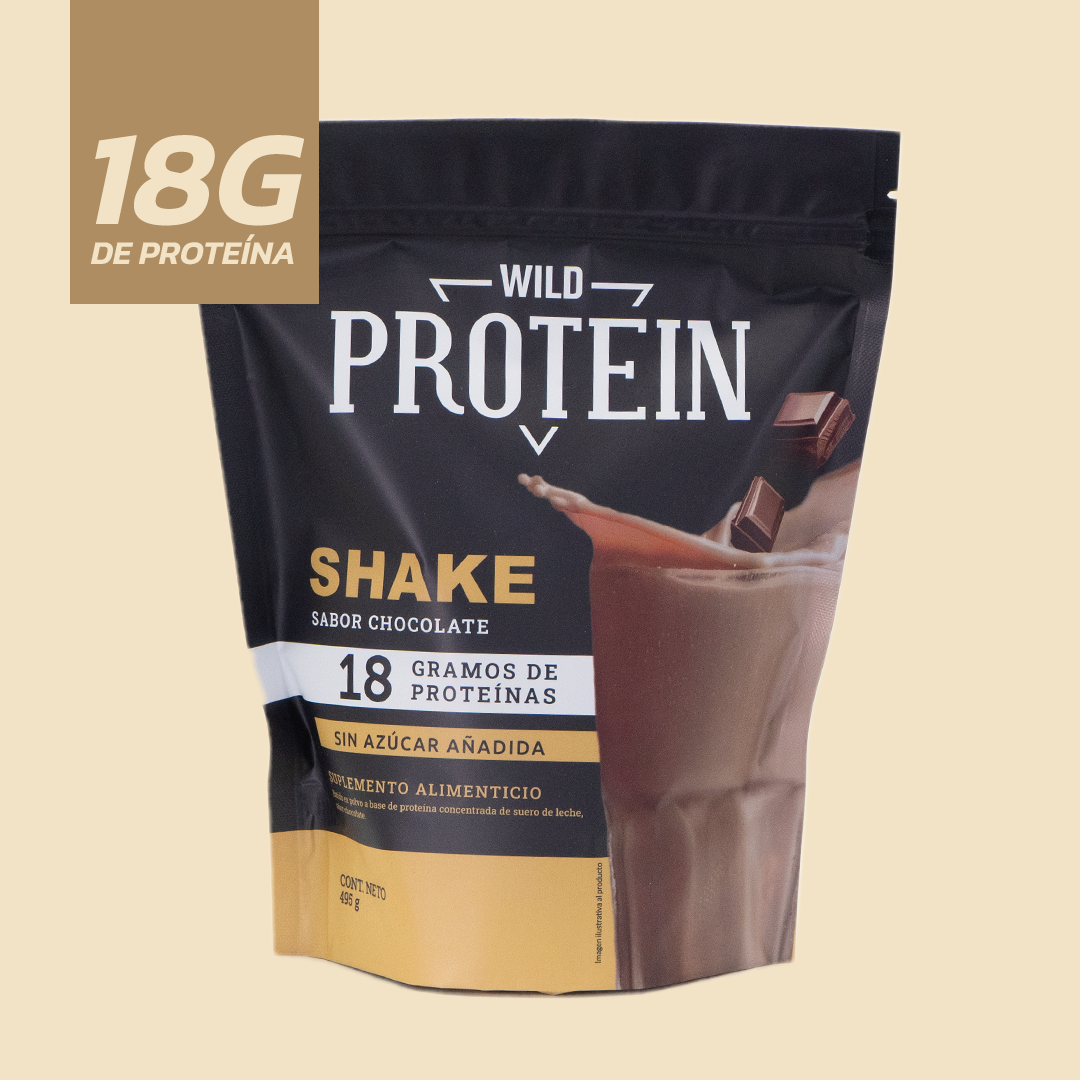 Shake en polvo sabor Chocolate 495G – Wild Foods Mexico