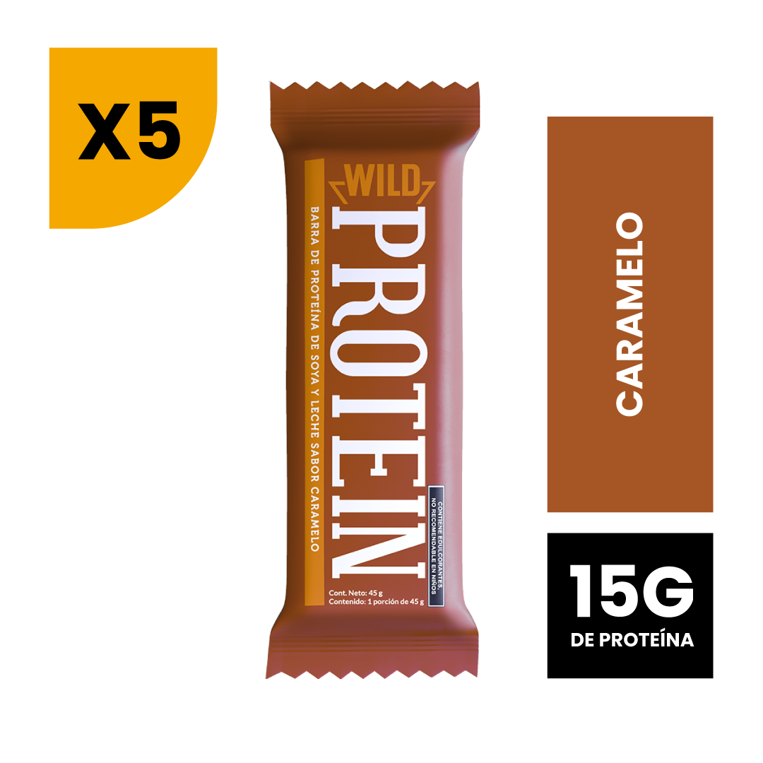 Barra de Proteina Caramelo Wild Protein | Wild Foods – Wild Foods Mexico