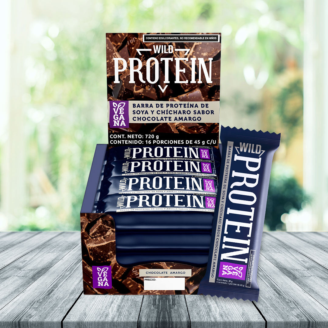 Barra de Proteína Chocolate Amargo Wild Protein | Wild Foods – Wild ...