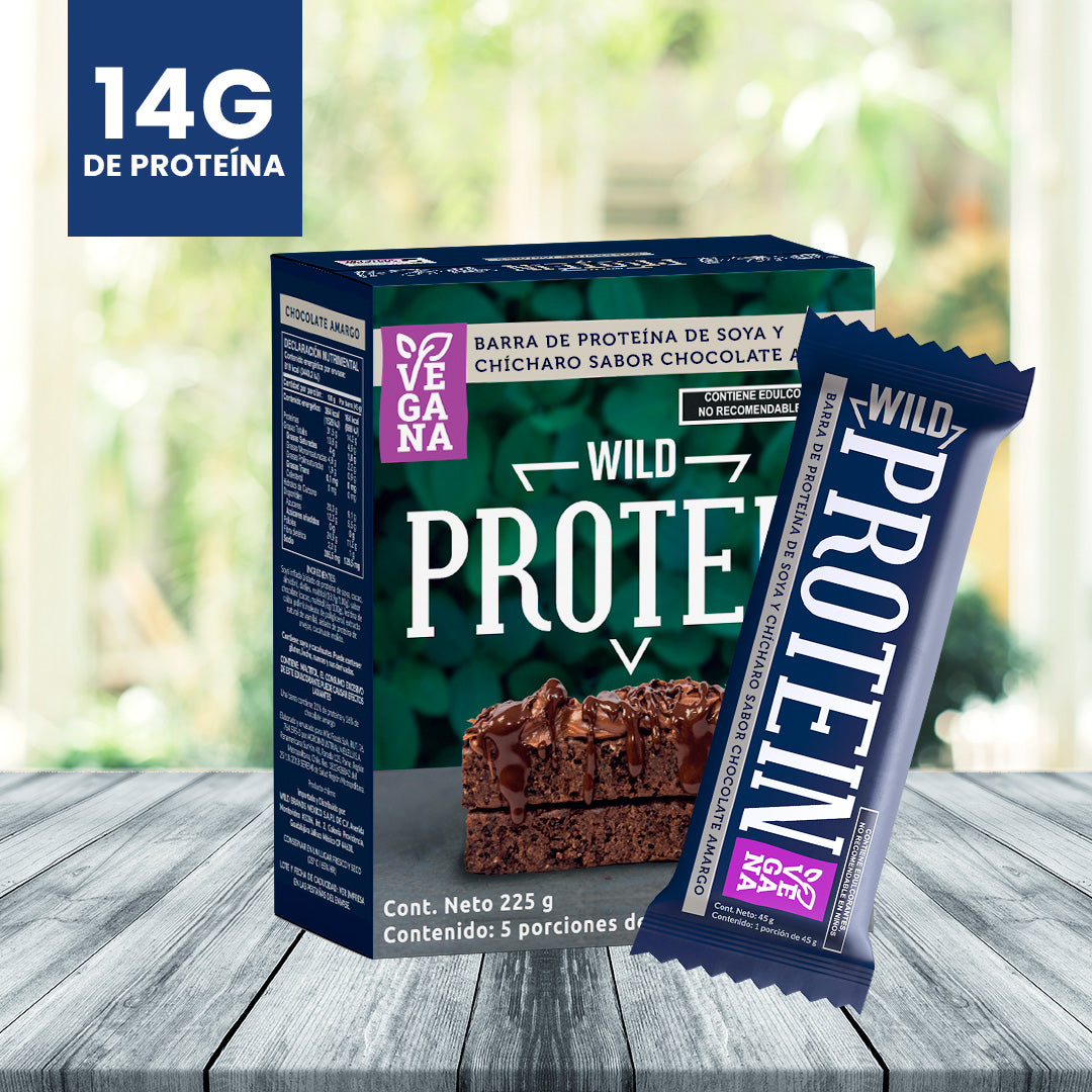 Barra de Proteína Chocolate Amargo Wild Protein | Wild Foods – Wild ...