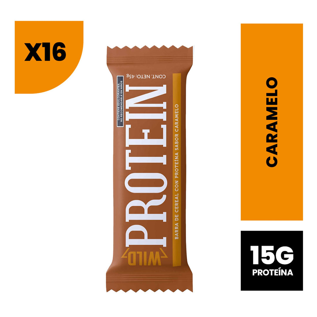 Barra de Proteina Caramelo Wild Protein | Wild Foods – Wild Foods Mexico